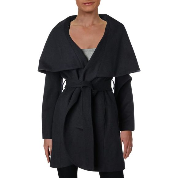 Tahari | Jackets & Coats | Tahari Marla Womens Oversized Collar Wool ...